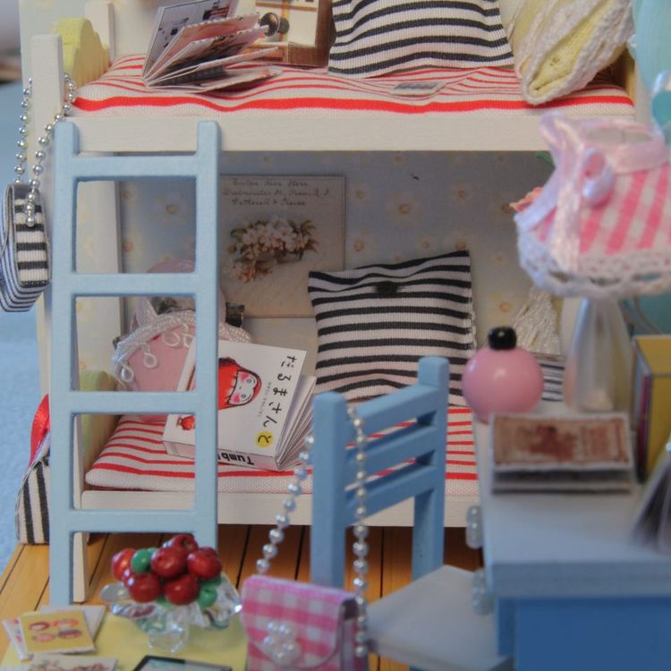 Сборная модель Румбокс. Миниатюрная «Комната сестренок» D014 DIY House 18x8x15 см - купить ...