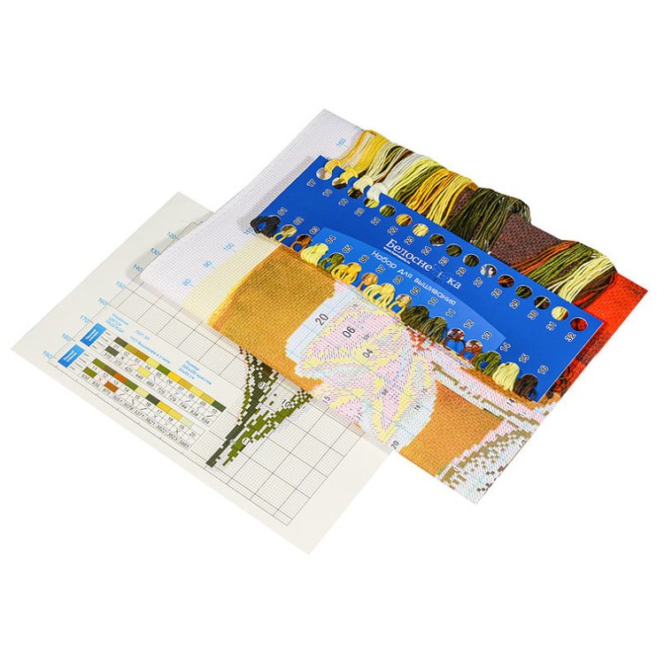 Набор для вышивания «Цветок надежды» 7031-3D Белоснежка 55x55 - купить недорого в Москве по цене ...